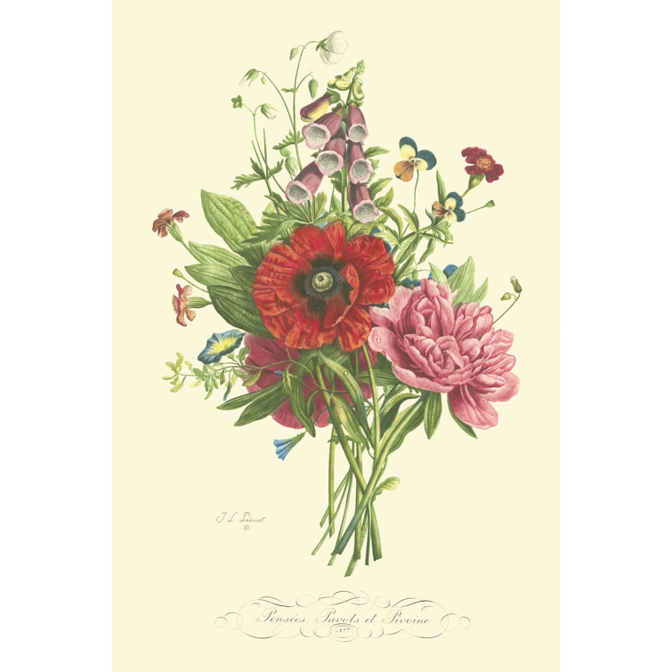 Marlow Home Co. Plentiful Bouquet II by T.L. Prevost - Wrapped Canvas ...