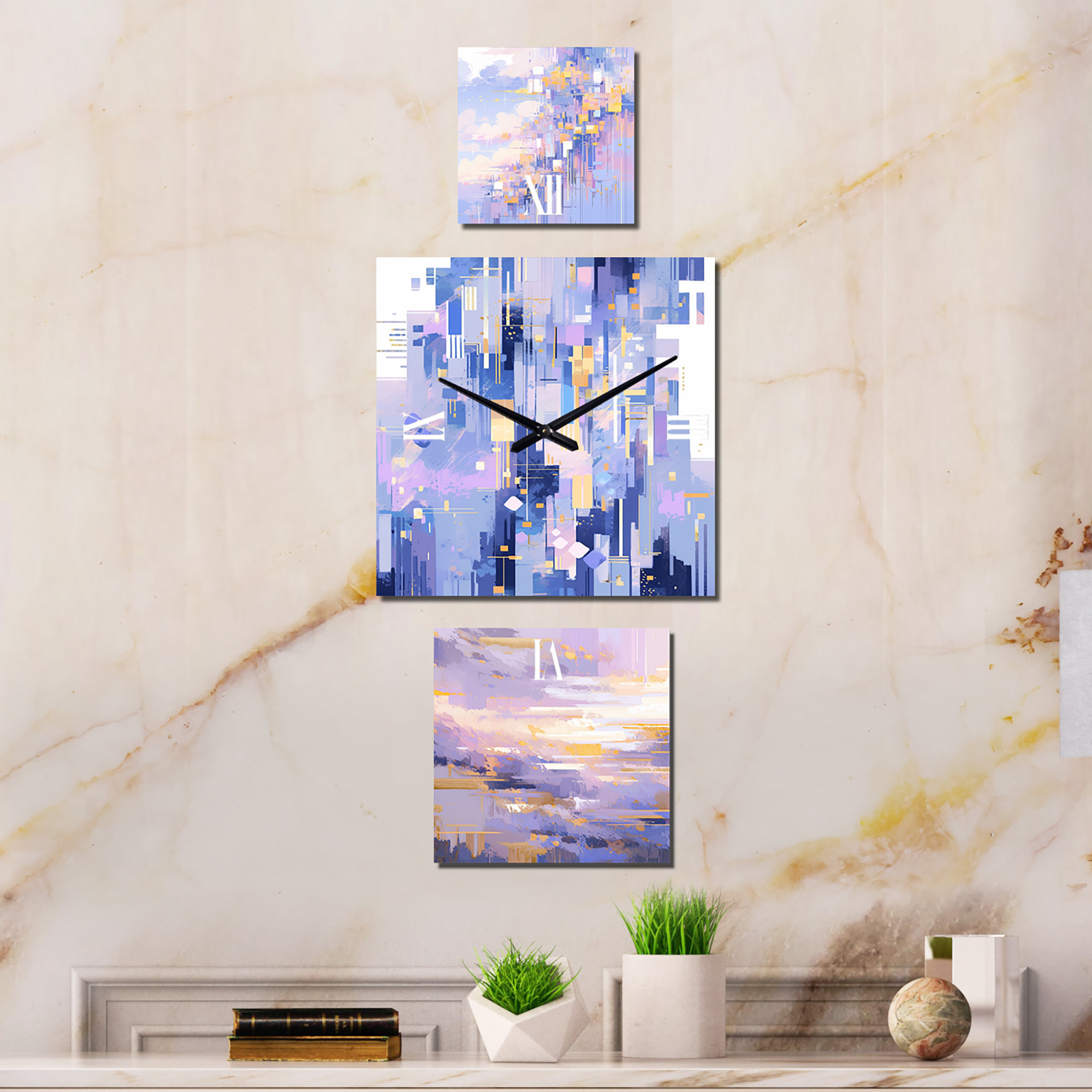 Ivy Bronx Lylo Metal Wall Clock | Wayfair