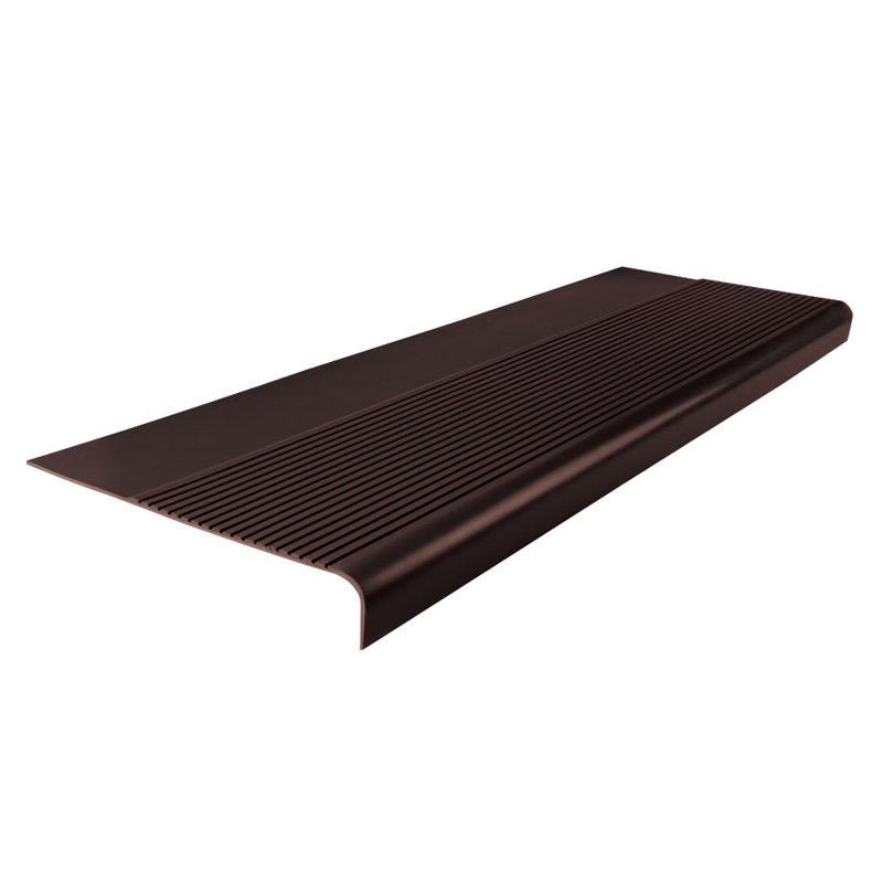 ROPPE 48" Rib Round Nose Stair Tread | Wayfair