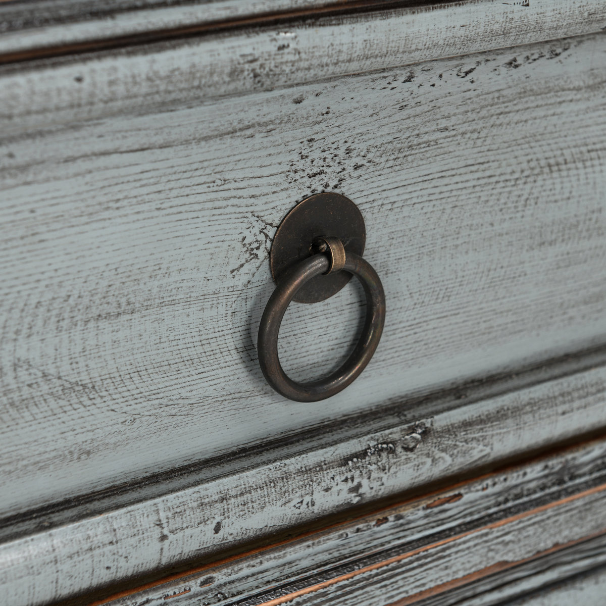 Classic Home Libbit Reclaimed Pine 4-drawer 4-door Cabinet Vintage Sage ...