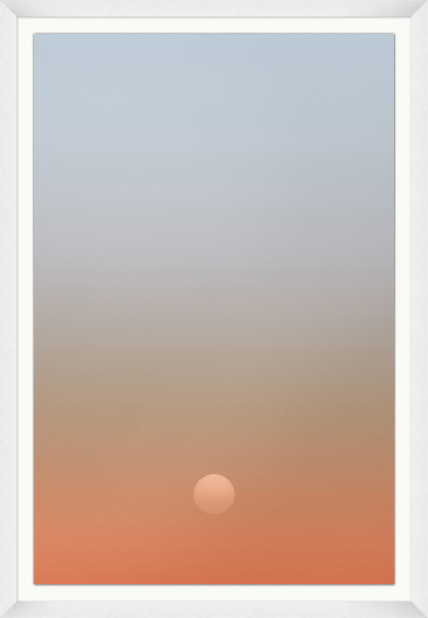 Wendover Art Group Hazy Sun 3 by Mat Sanders - Single Picture Frame ...