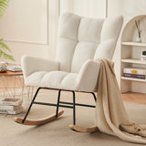 Wayfair | Upholstered Rocking Chairs You'll Love in 2024