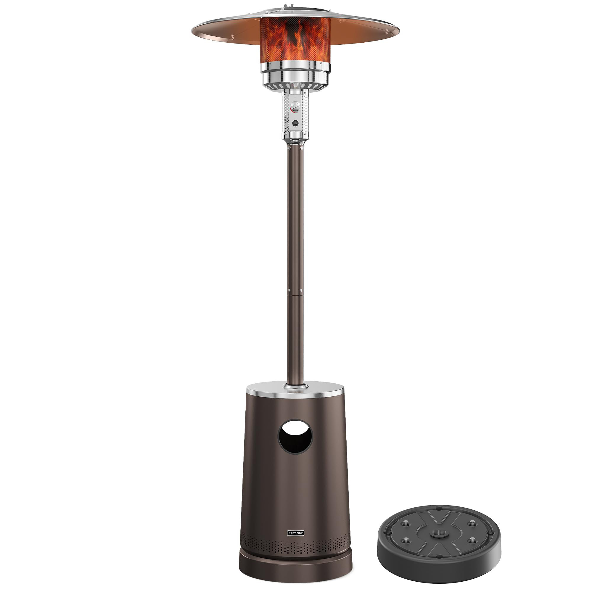 EAST OAK 55,000 BTU Portable Propane Outdoor Heater with Sand Box | Wayfair
