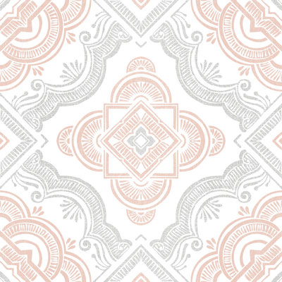 pink pattern vinyl flooring