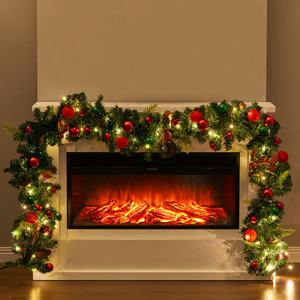 Three Posts 270cm Lighted Faux Garland with Lights & Reviews | Wayfair ...