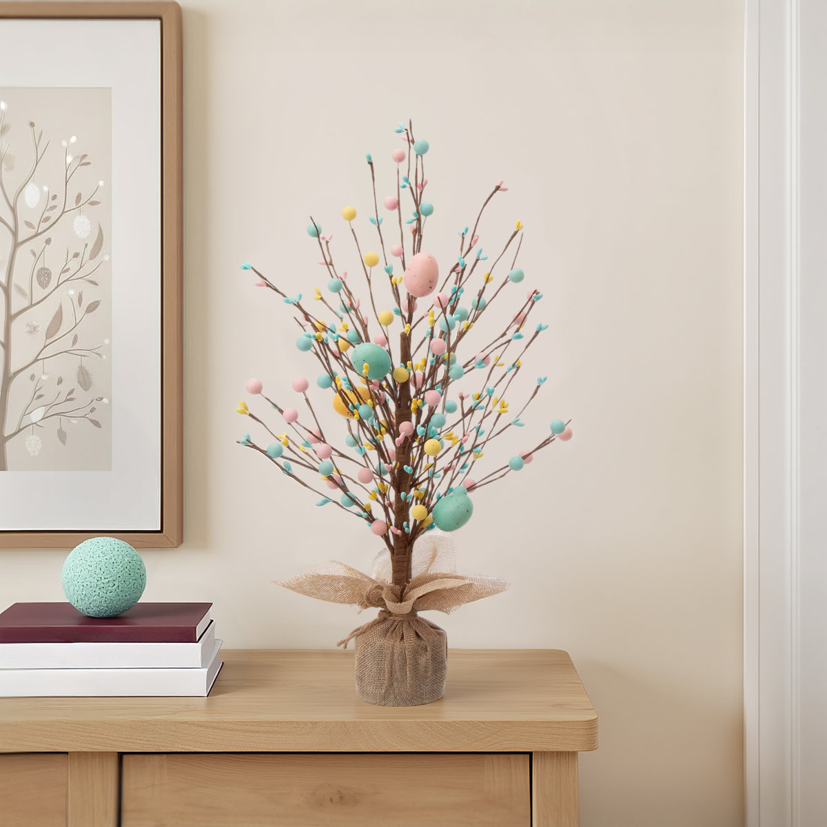 The Holiday Aisle® Easter Eggs Tabletop Tree & Reviews | Birch Lane