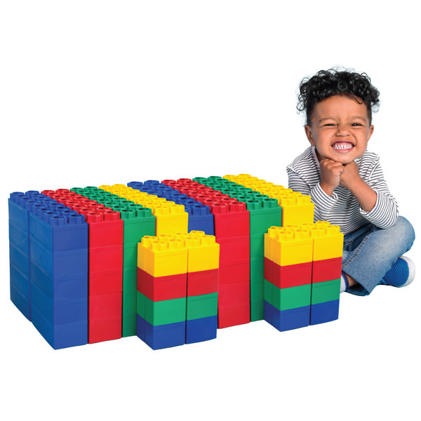 BiggoBlocks Jumbo Blocks, 96 PC Set, for Kids Ages 4-8 & Reviews | Wayfair