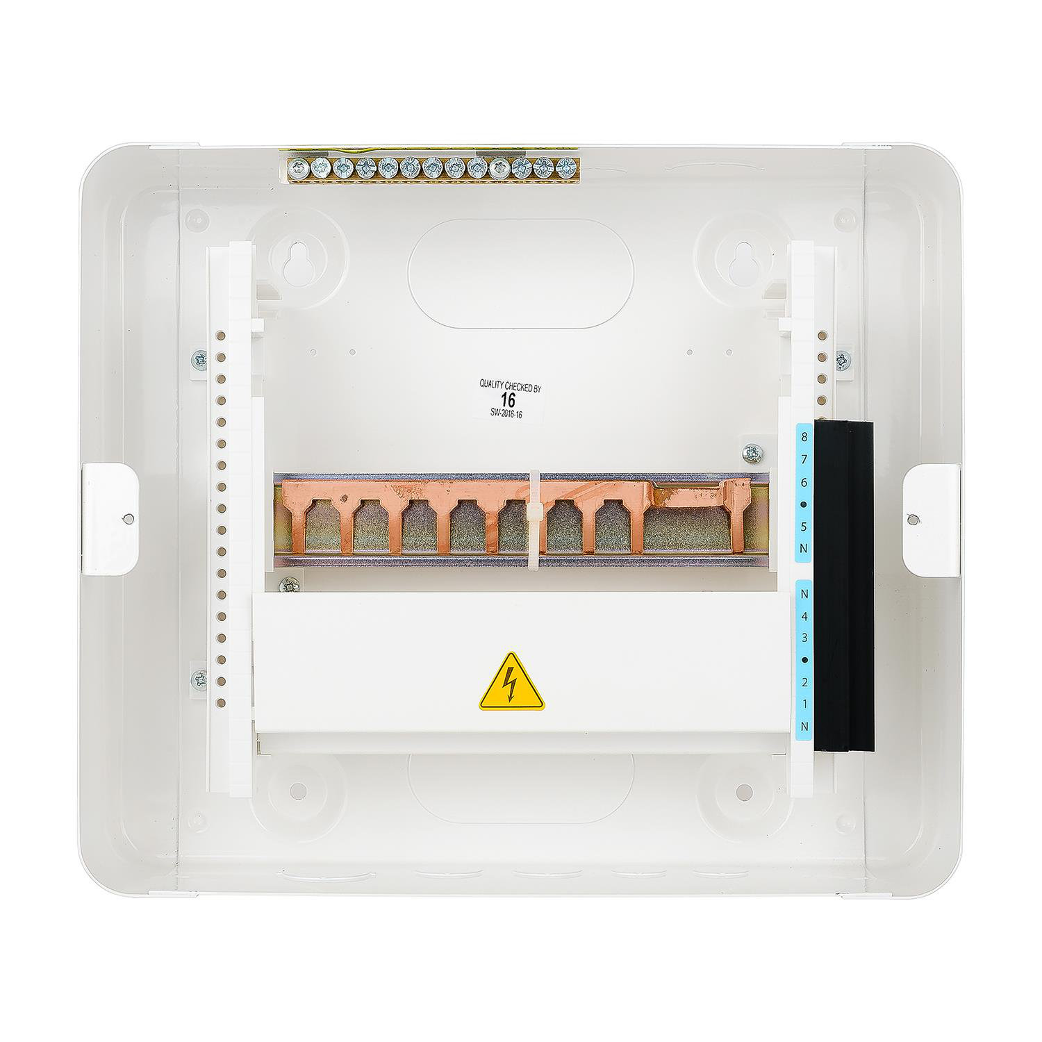 Schneider Electric Electric Consumer Unit 8 Way Surface Mount | Wayfair.ie