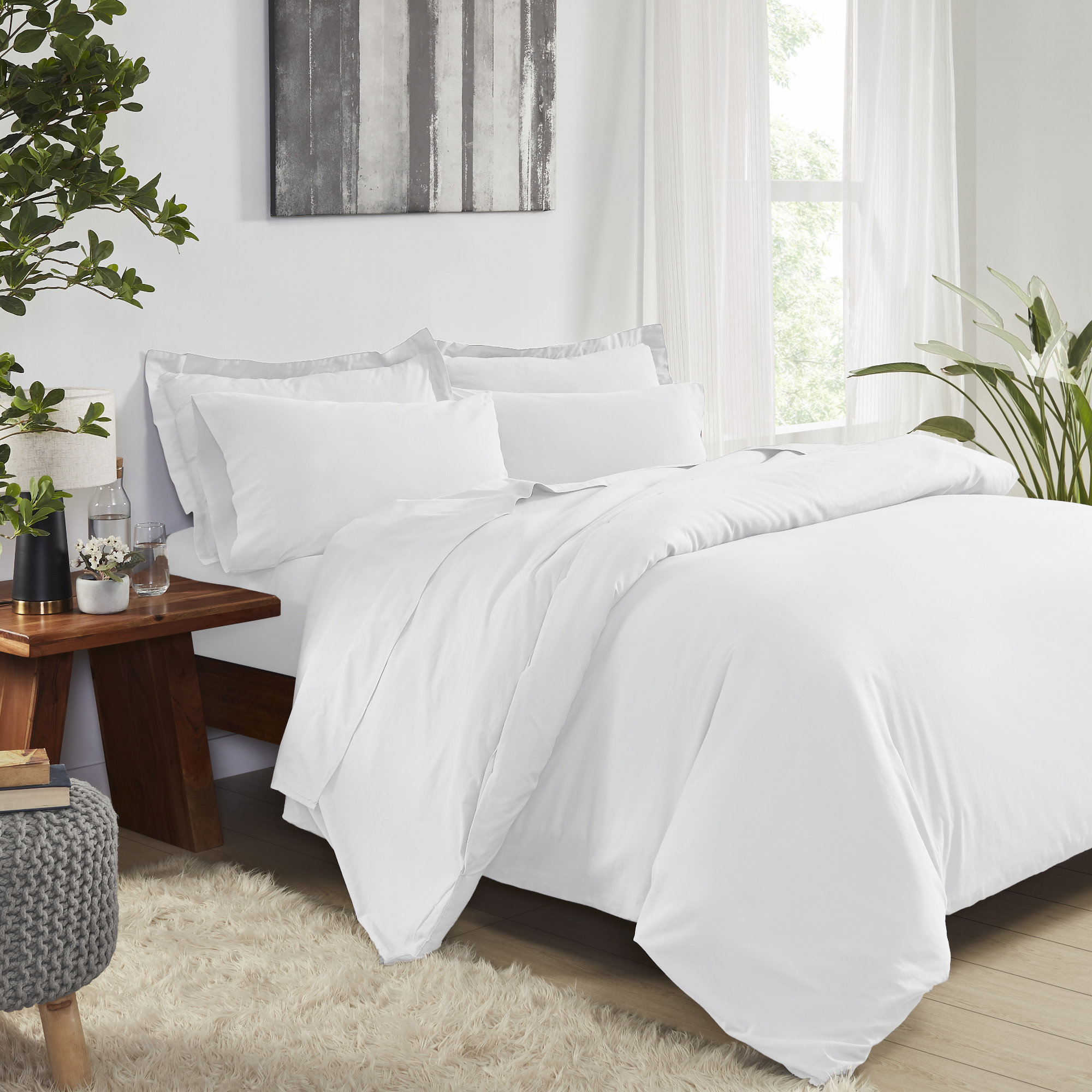 Modern Threads Cotton Duvet Cover Set & Reviews | Wayfair