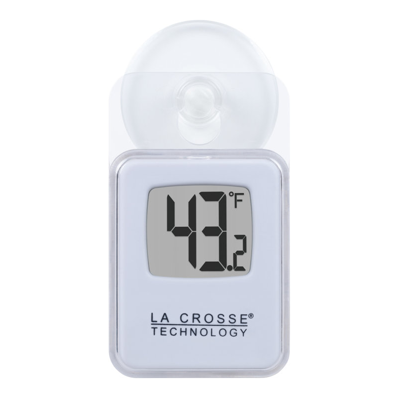 La Crosse Technology Instant-Read Outdoor Digital Window Thermometer ...