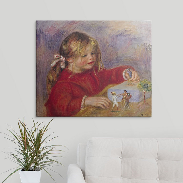 Vault W Artwork 'Claude Renoir (b.1901) at Play, 1905' by Pierre ...