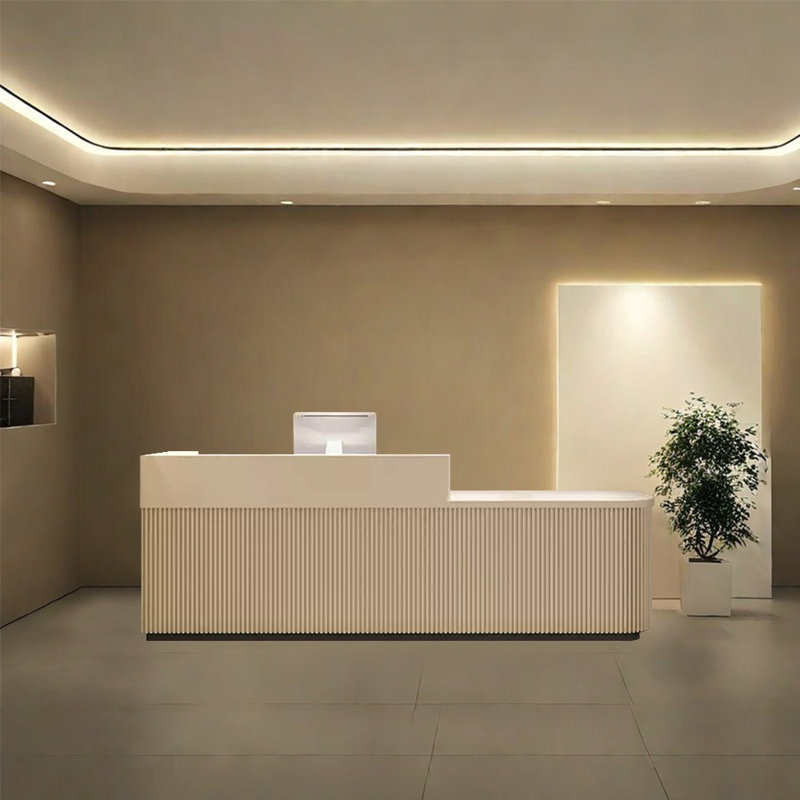 Artistic Soul XKX Premium Furniture Rectangular Modern Front Desk ...