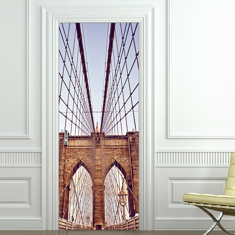 Ebern Designs Brooklyn Bridge Wall Decal | Wayfair