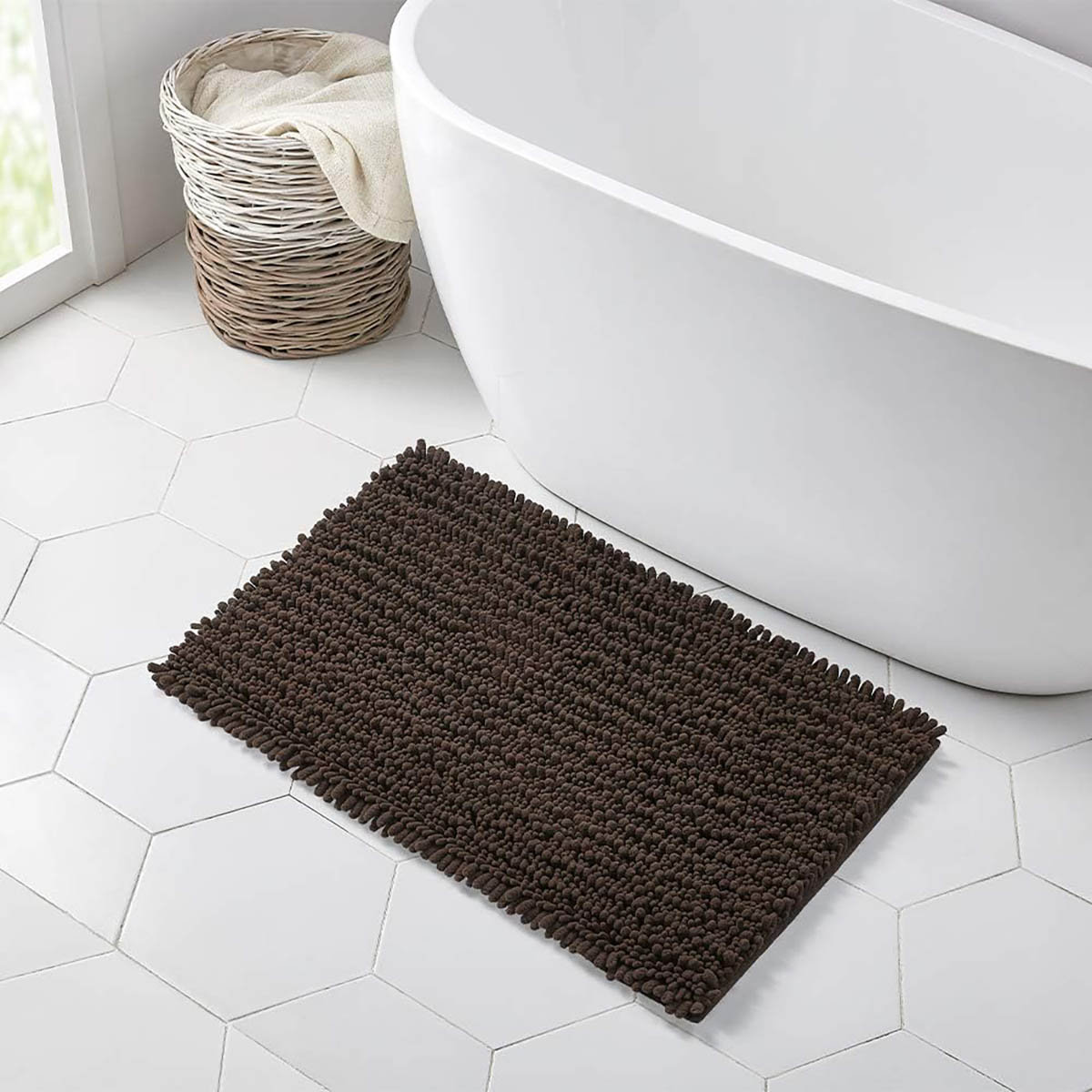 Latitude Run® Dominica Chenille Bath Rug | Wayfair