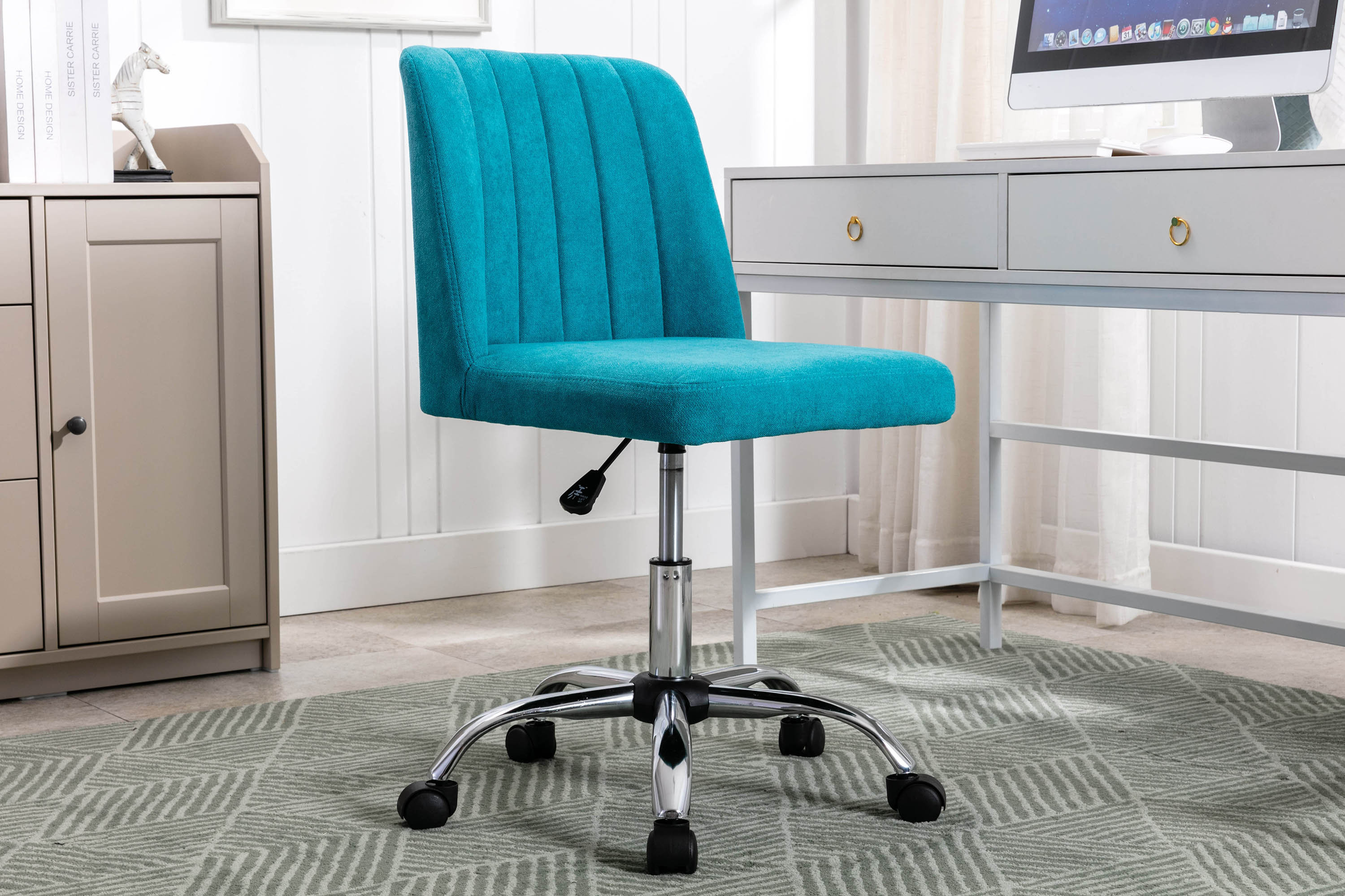 Porthos Home Nisa Fabric Office Chair with Chrome Base & Reviews | Wayfair