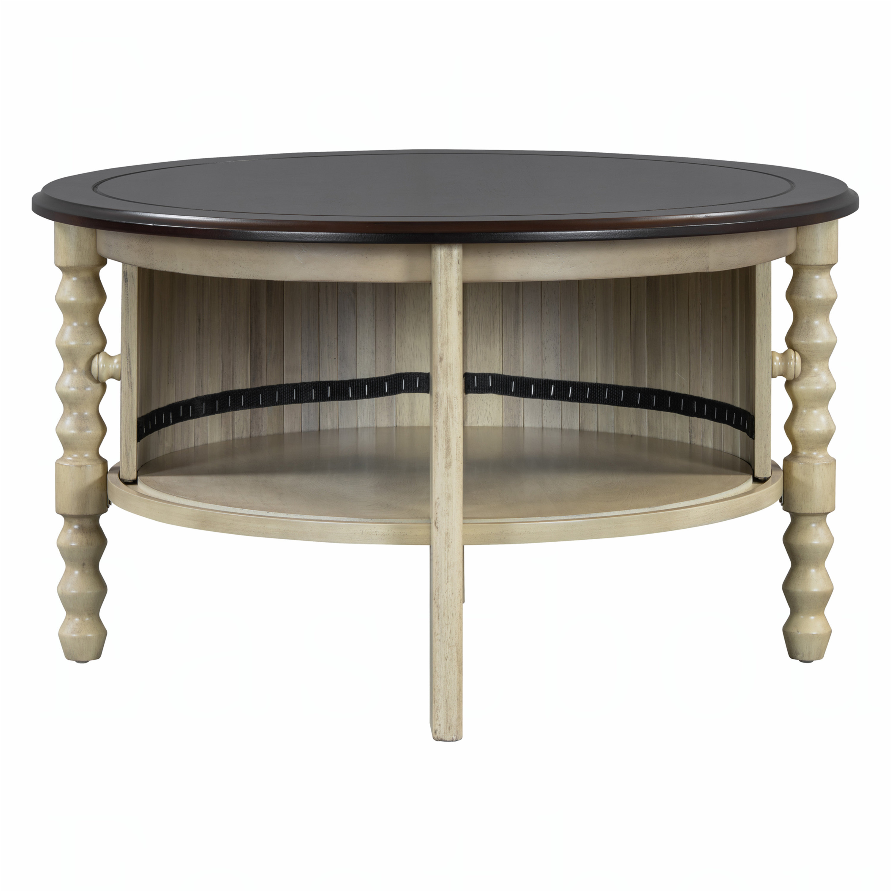 Alcott Hill® Oval Coffee Table with Storage, Unique Nature-Inspired ...