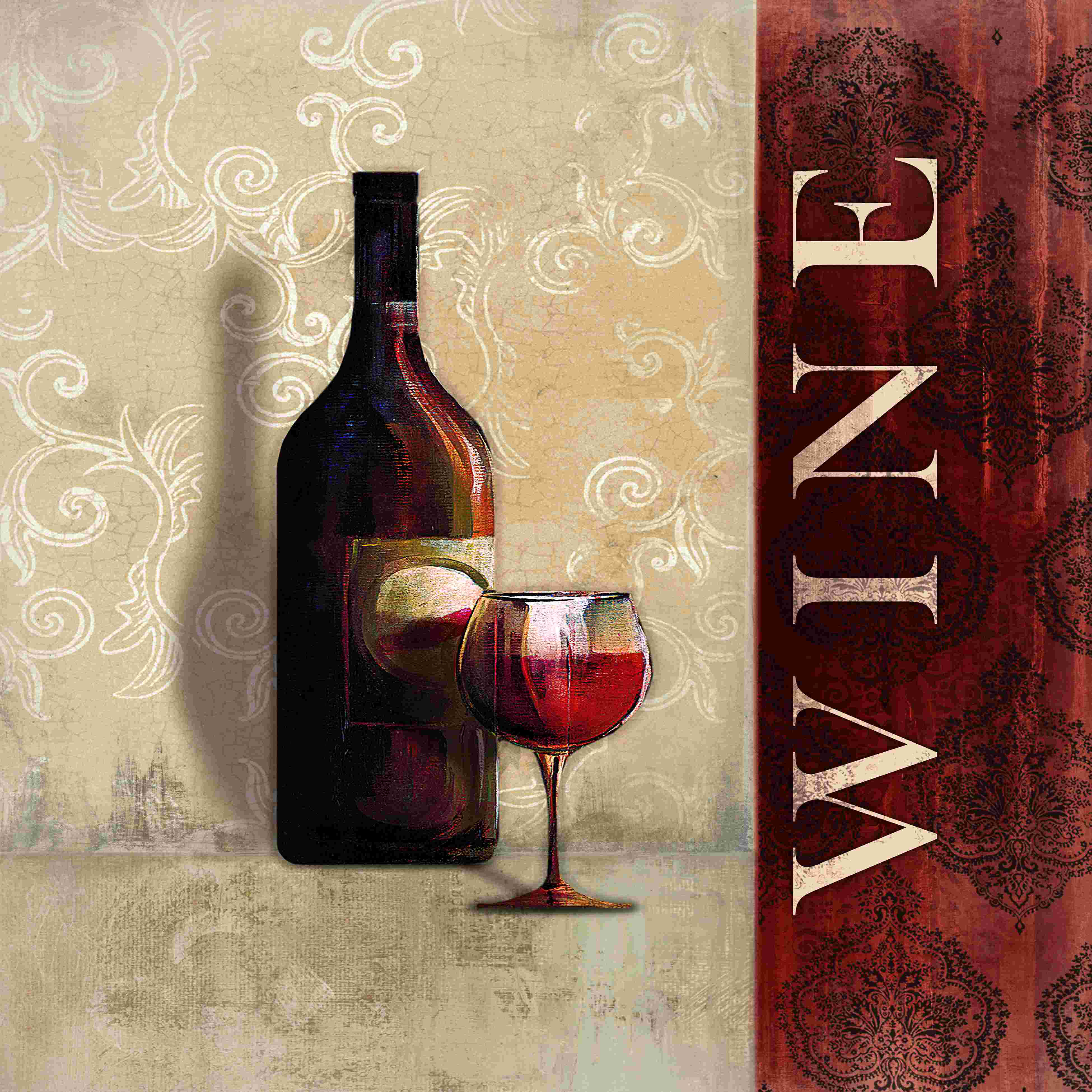 Trinx Whine Wine - Wrapped Canvas Graphic Art | Wayfair