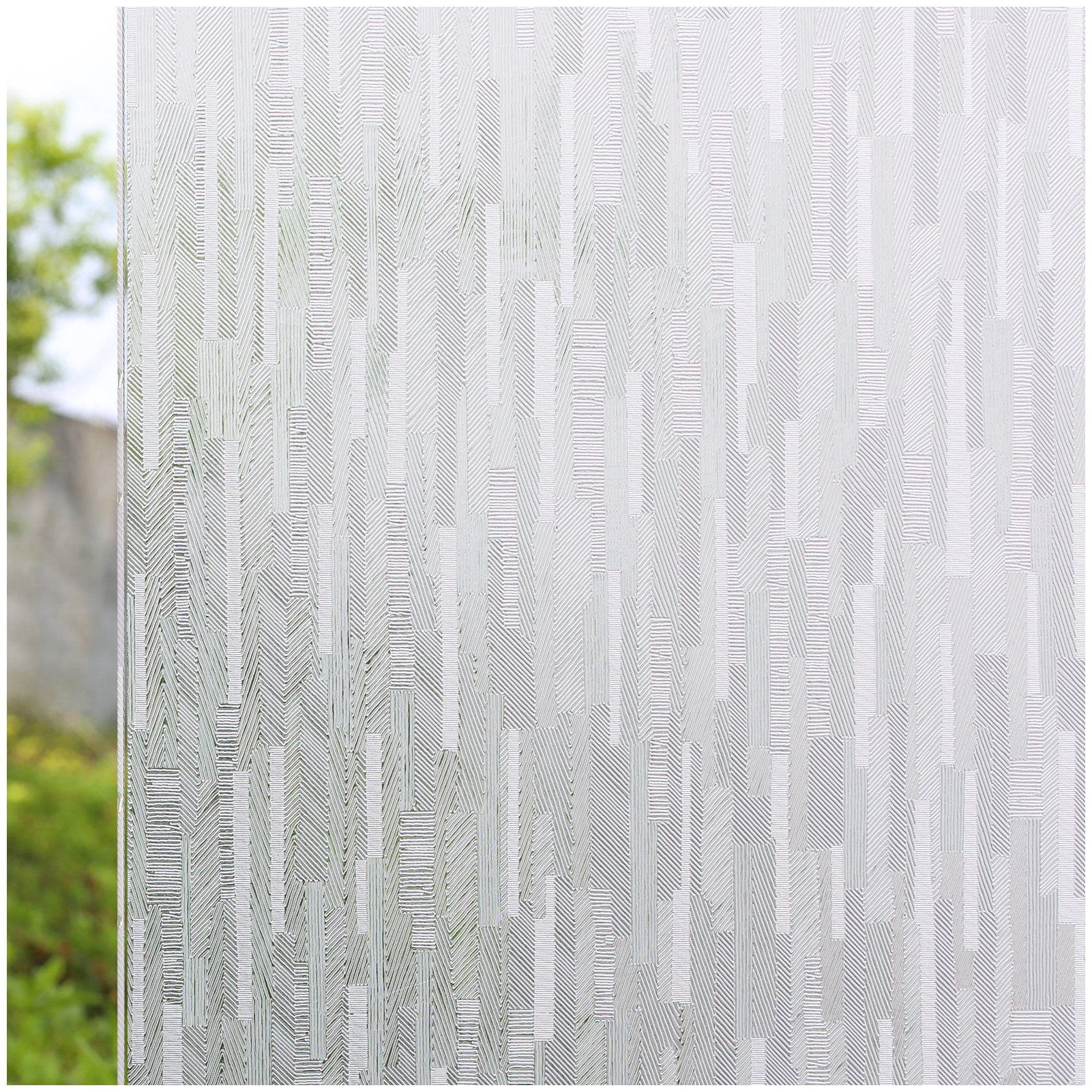 Orren Ellis Decorative Non-Wall Damaging Privacy Window Decal & Reviews ...