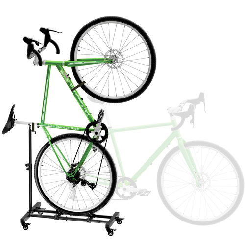 Arlmont & Co. Rayelle Steel Free-standing Adjustable Bike Rack, Indoor ...