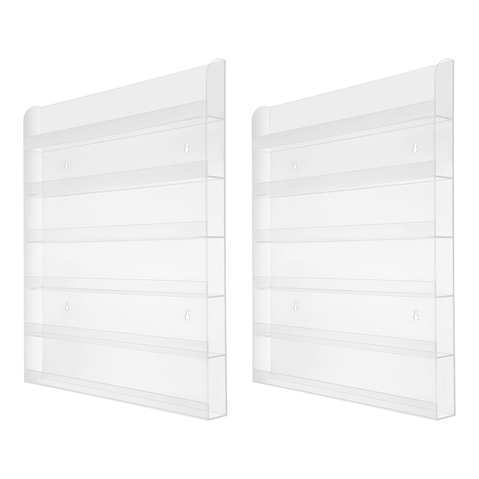 JOYDING 6 Tiers Nail Polish Display Storage Racks Wall Mounted ...