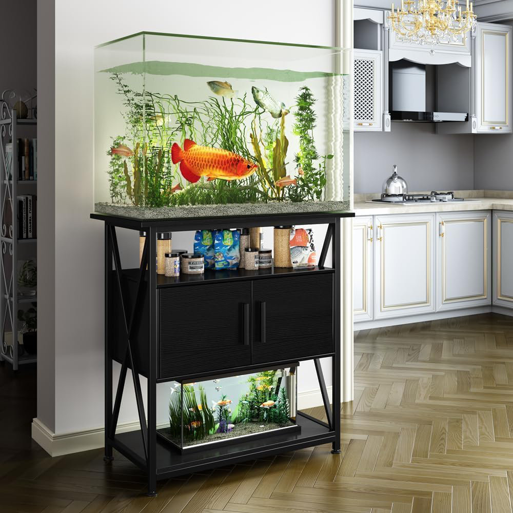 Archie & Oscar™ 20-29 Gallon Fish Tank Stand Aquarium Stand,X-Shape ...