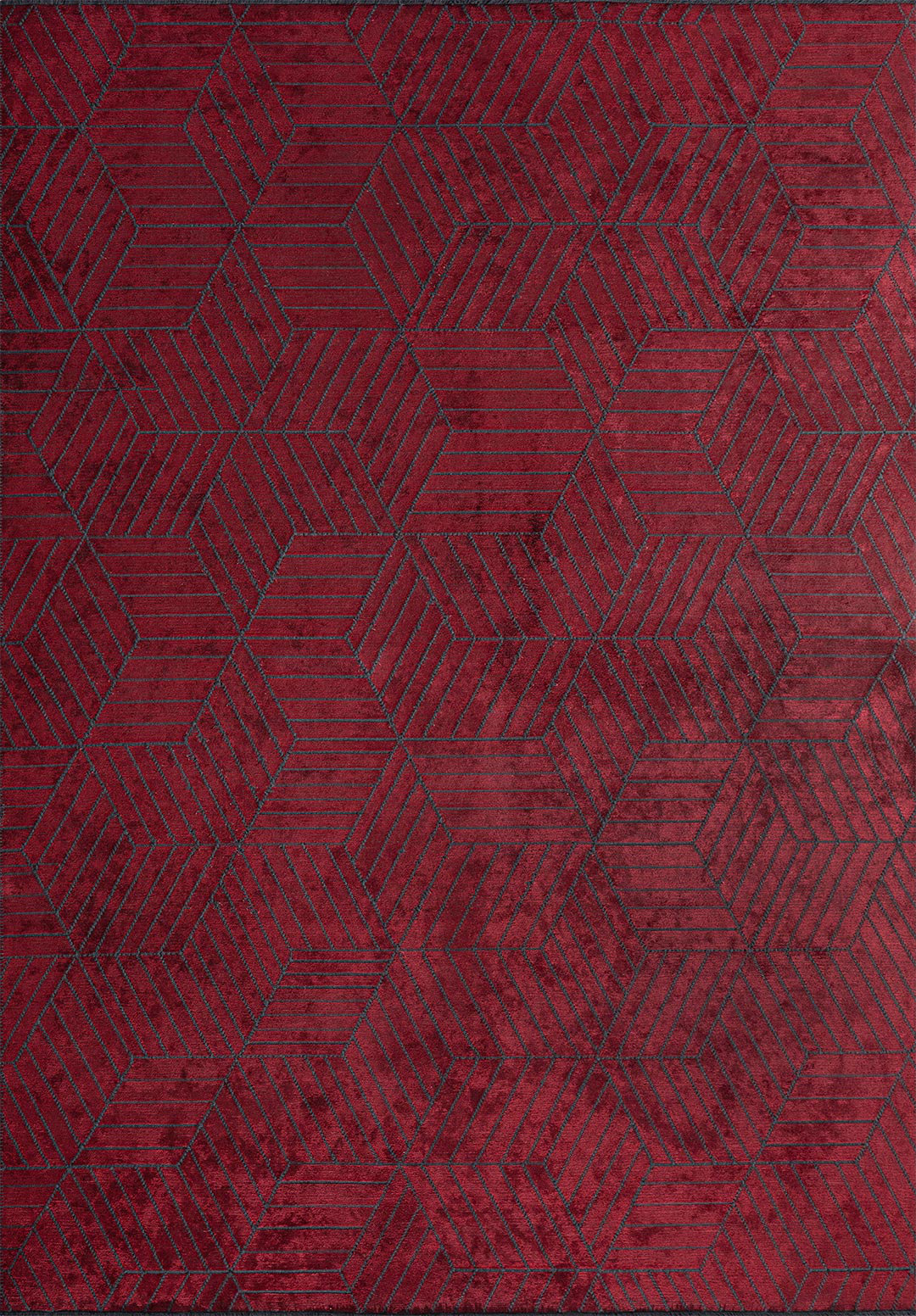 Corrigan Studio Red Geometric Area Rug, Hand Loom using Cotton ...