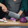 Senken Knives 7-Piece Damascus Steel Japanese Knife Set - Tsunami ...