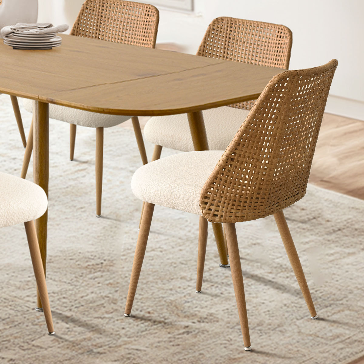 George Oliver Atkins 8 - Person Dining Table Sets & Reviews | Wayfair