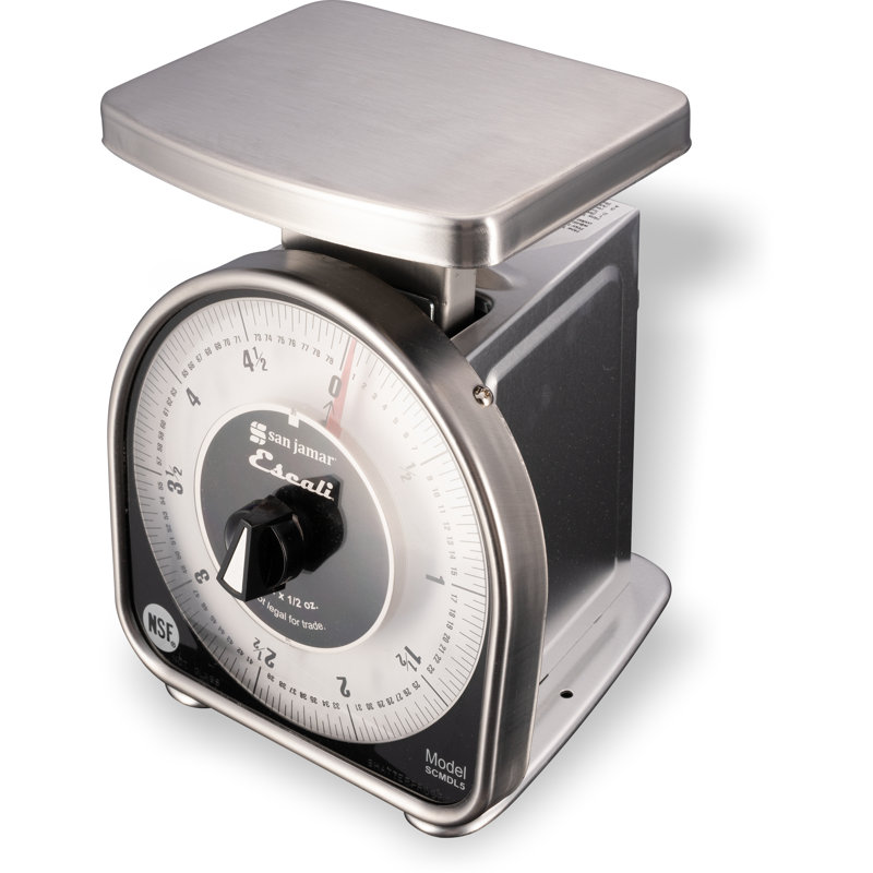 San Jamar Stainless Steel Dial Food Scale | Wayfair