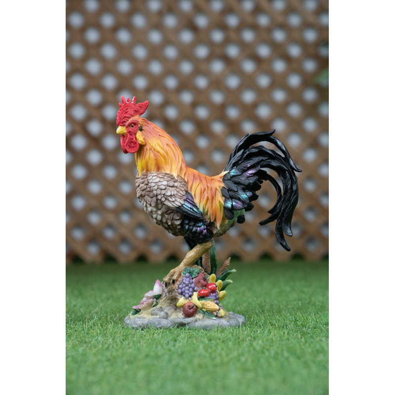 Hi-Line Gift Ltd. Horn of Plenty Rooster Figurine & Reviews | Wayfair