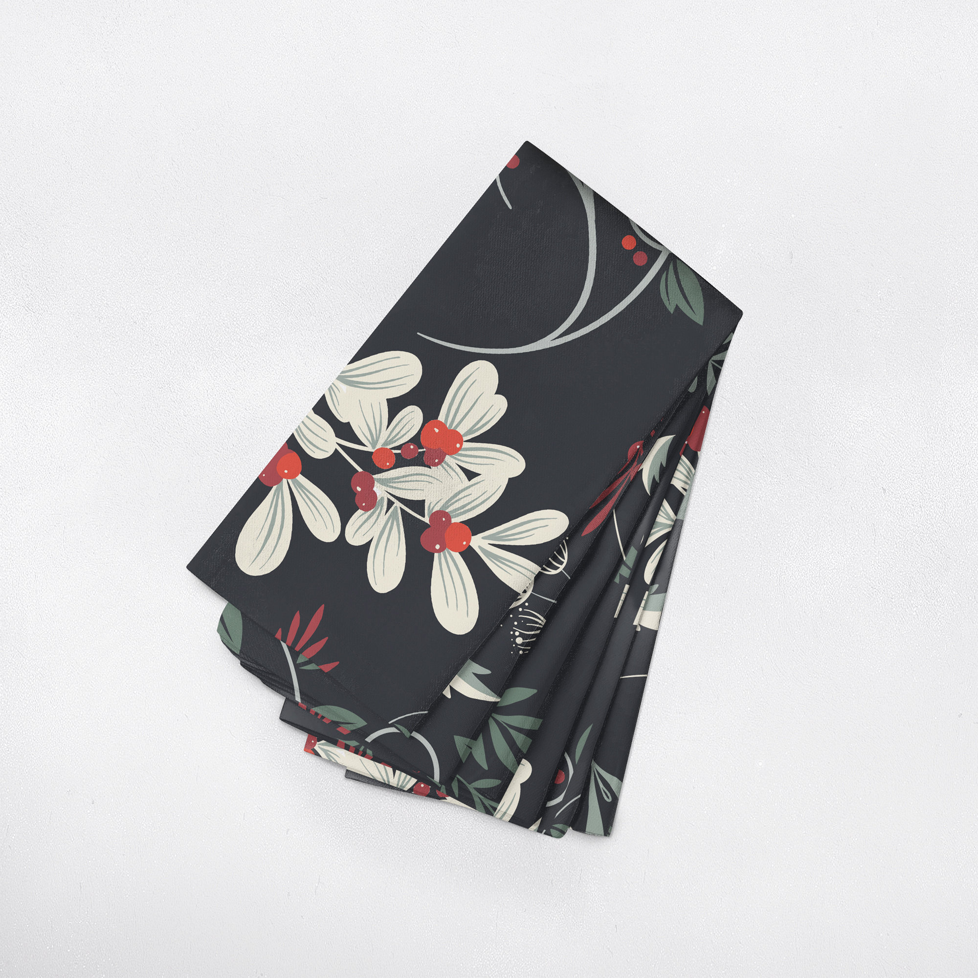 East Urban Home Silent Night 6 Piece Napkin Set | Wayfair