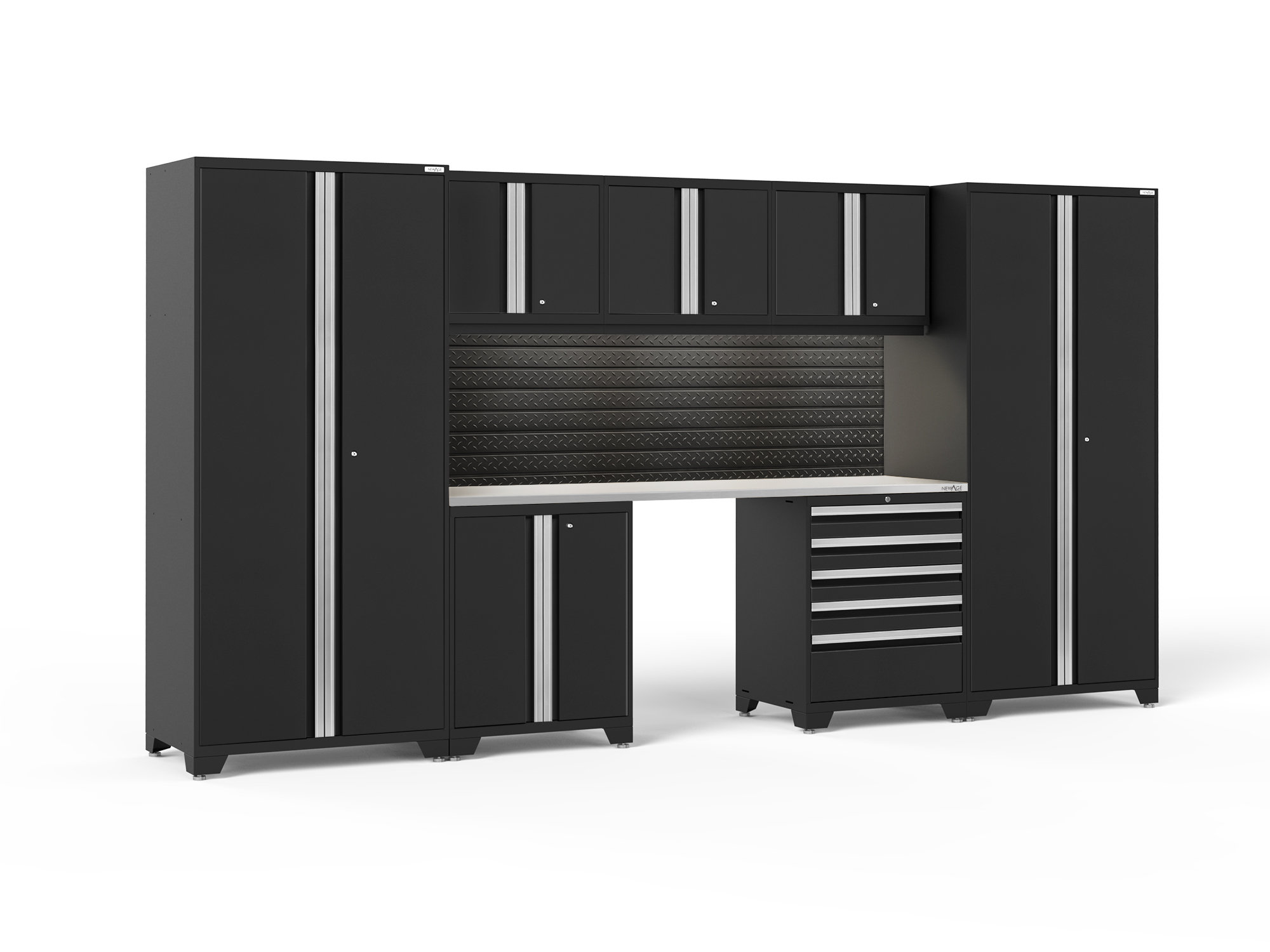NewAge Products Système de rangement pour garage 8 pièces Pro Series ...