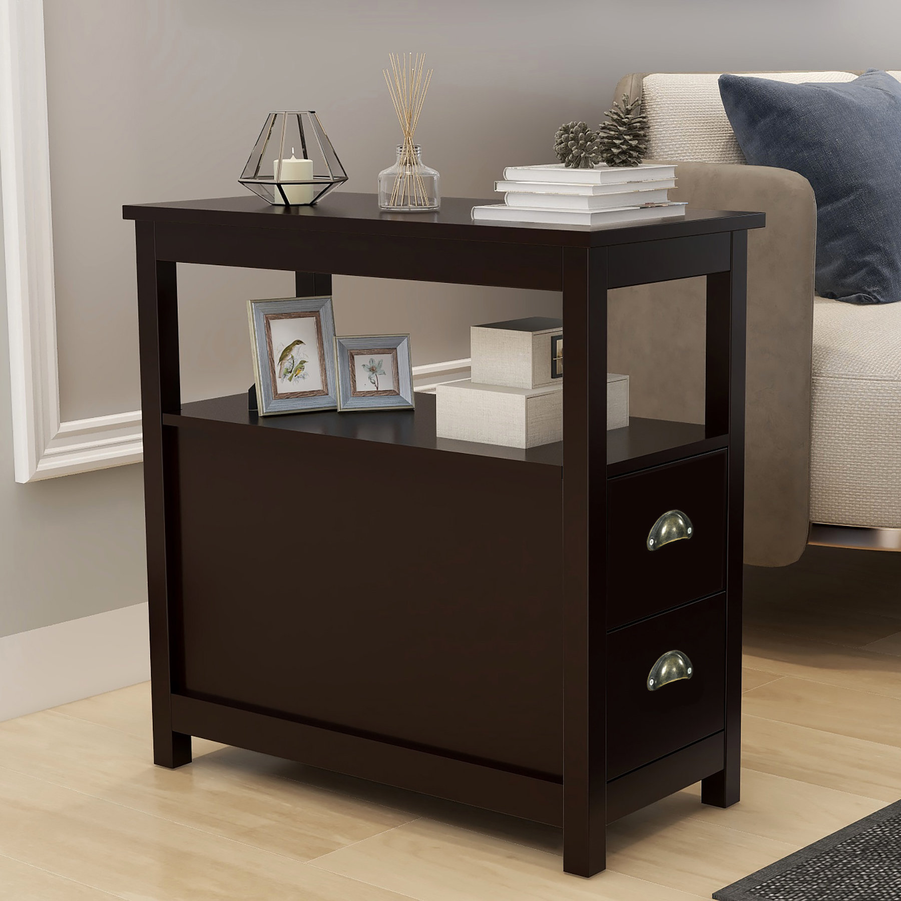 Red Barrel Studio® Narrow Bedside Coffee Table - Wayfair Canada