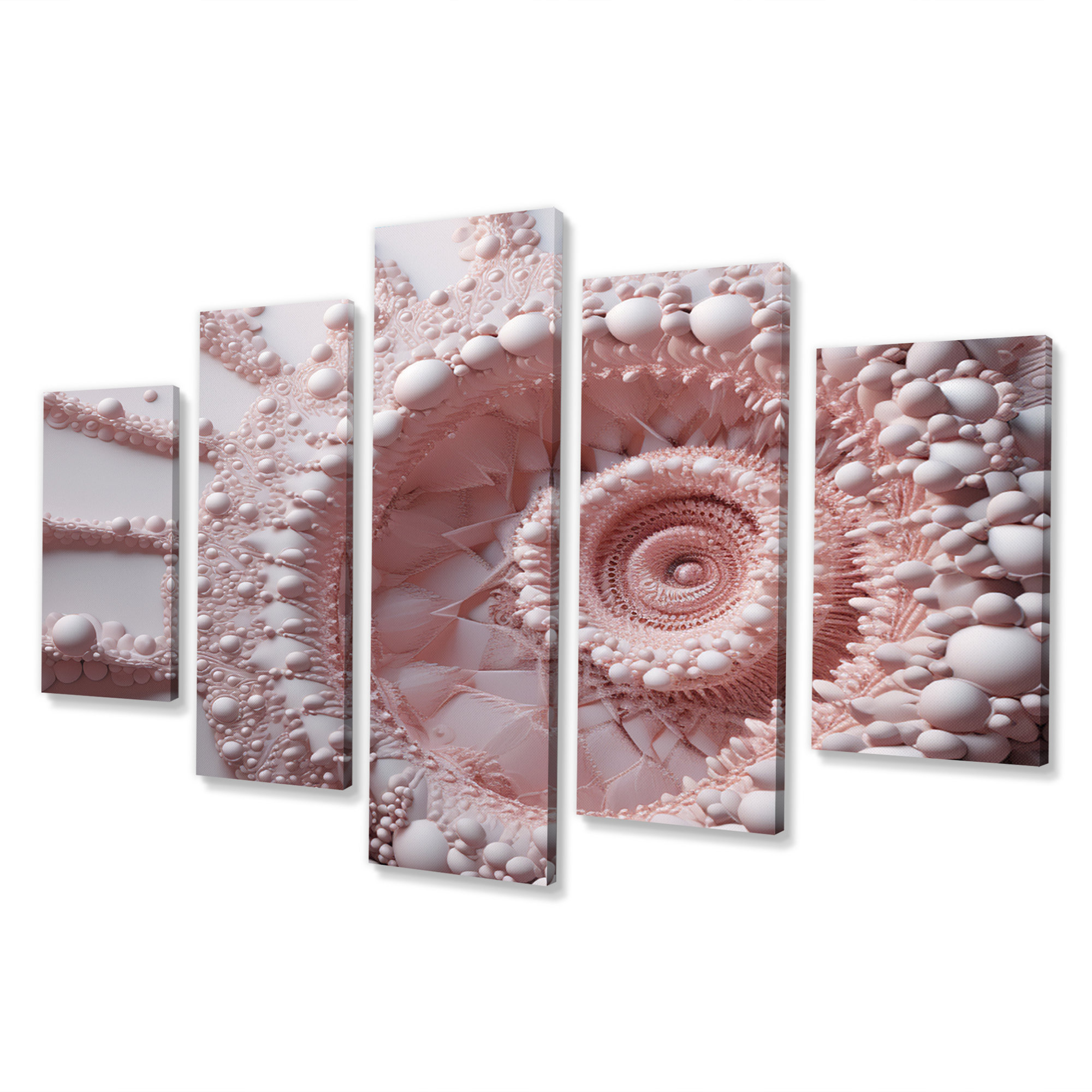 Dakota Fields Alien Fractal Space Universe In 3D Pink XI - Fractals ...