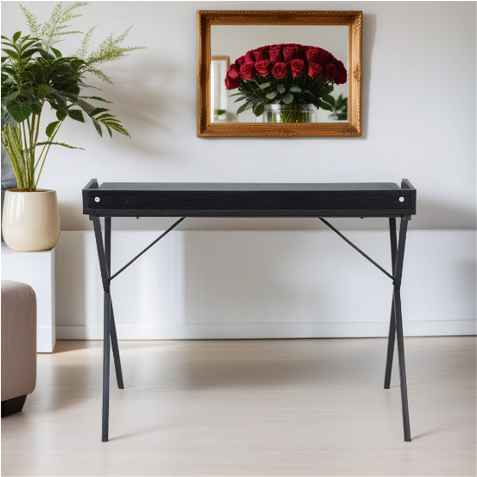 Inbox Zero Lexcie 39.4'' W Rectangle Computer Desk | Wayfair