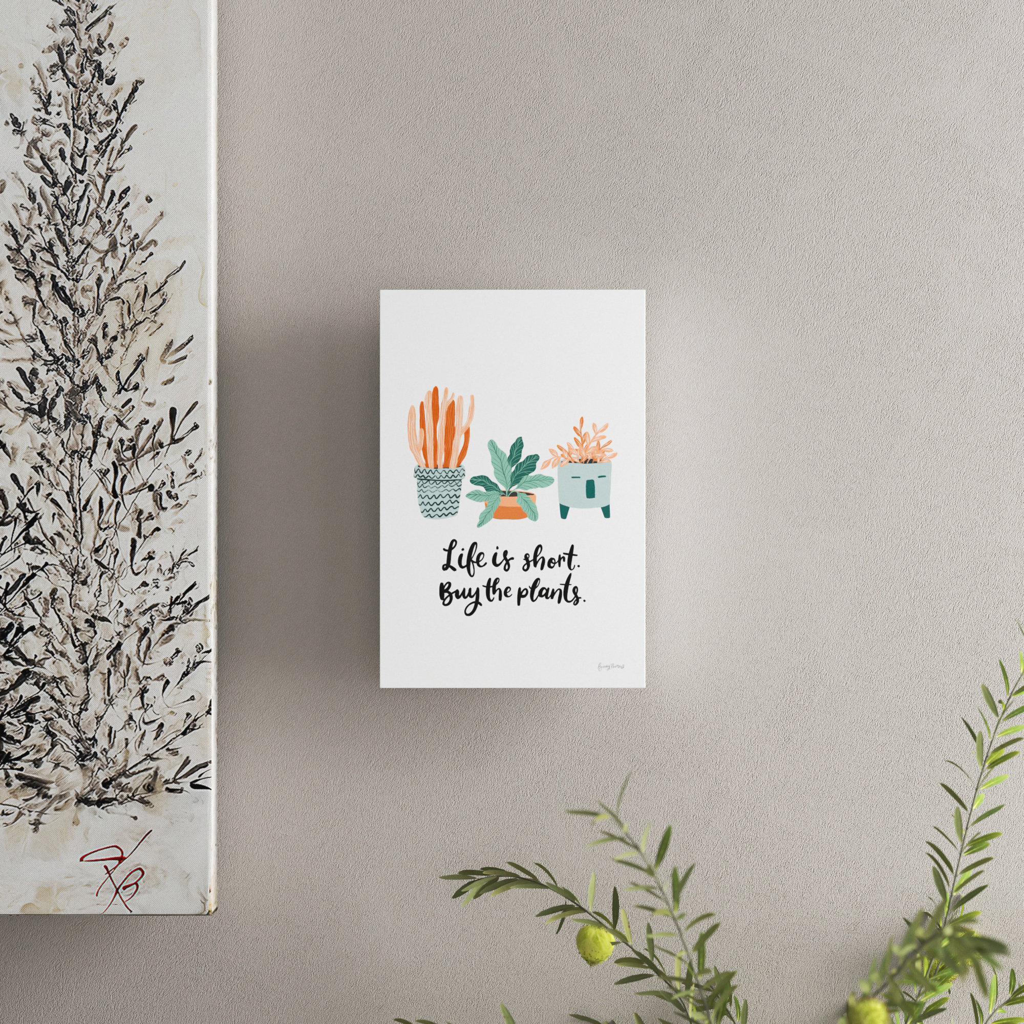 Trule Life Is Short Print On Canvas - Wayfair Canada