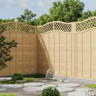 Maison Alouette 6x6ft Lattice Top Wooden Garden Fence Panel | Wayfair.ie