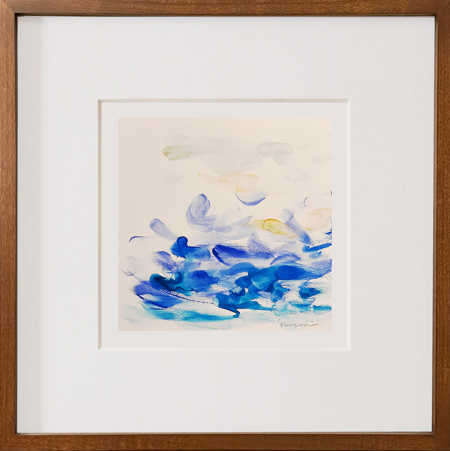 Gold Collection The Touch of Ocean No.1 by Fanyu Lin - Single Picture Frame Print | Perigold