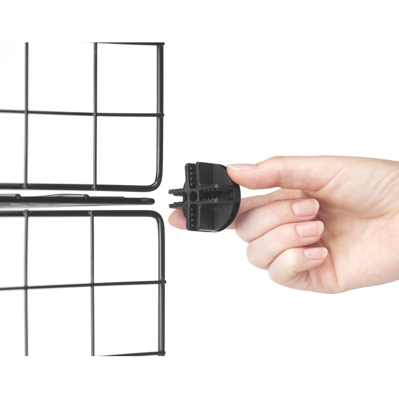 Whitmor, Inc 14.5" W Black Metal Storage Cube & Reviews | Wayfair