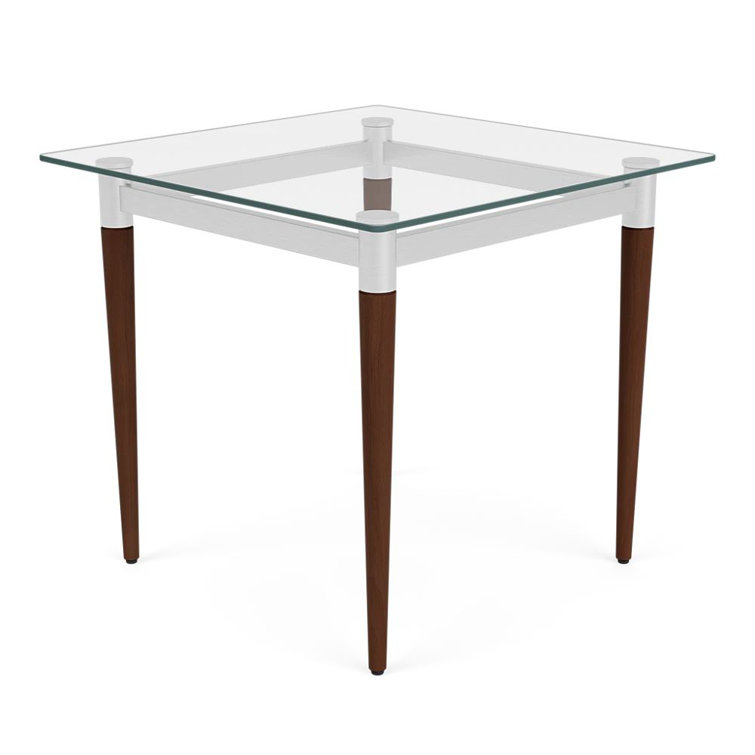 Lesro Siena Lounge Reception End Table - Glass Top | Wayfair