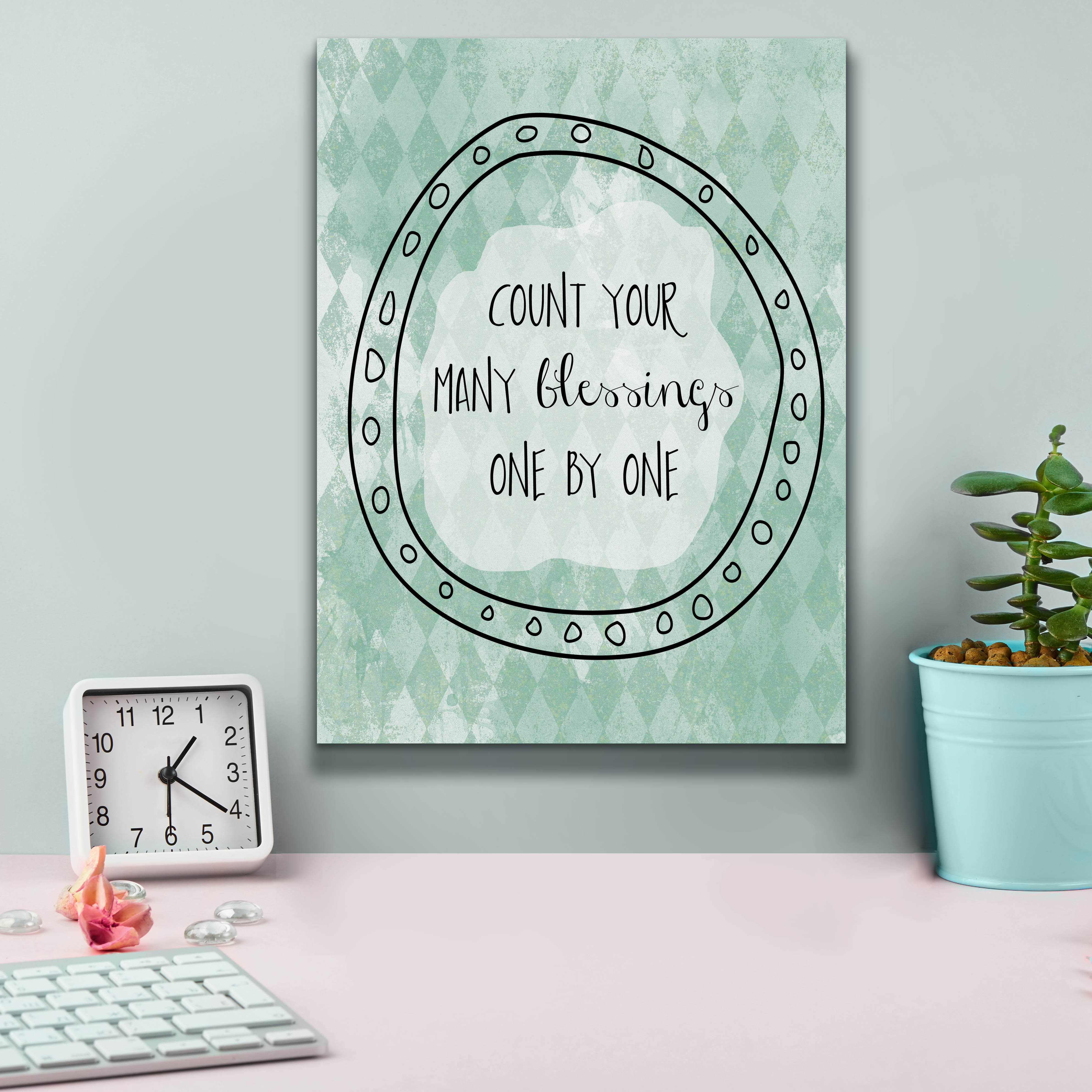Trinx 'Blessing' by Erin Clark Canvas Wall Art | Wayfair