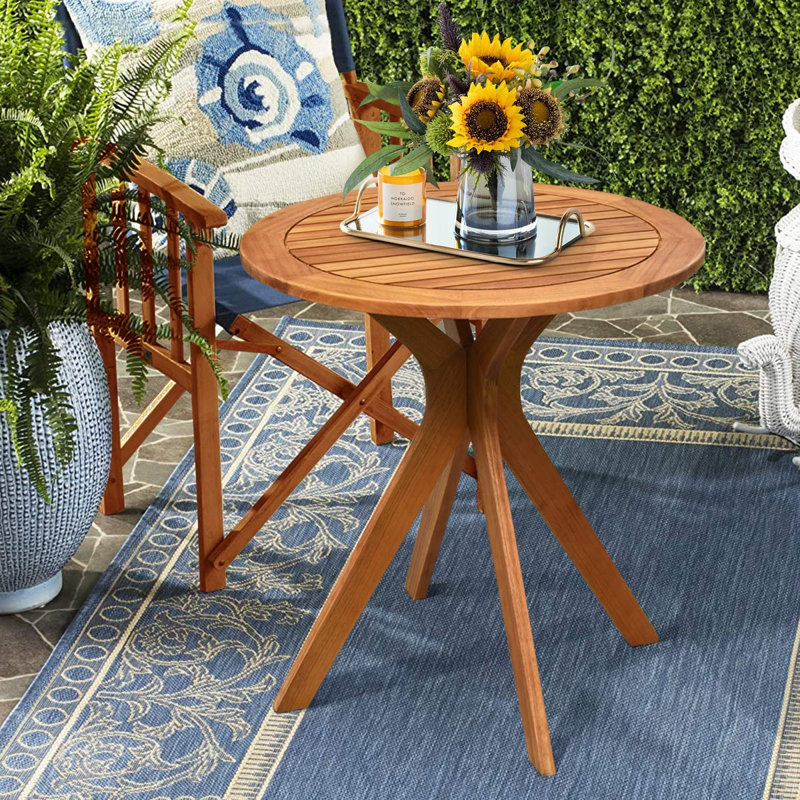 Corrigan Studio® Caserta Solid Wood Bistro Table | Wayfair