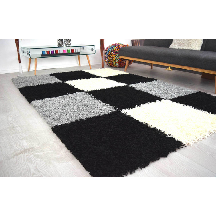 17 Stories Quantina Geometric Machine Woven Area Rug | Wayfair.co.uk