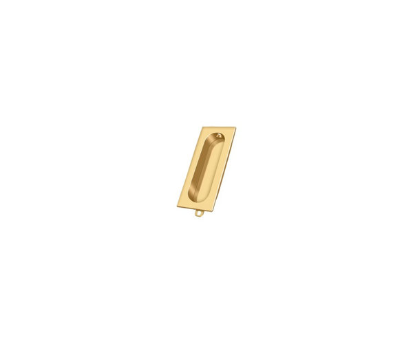 Deltana FP222CR003 Flush Pull, Rectangle, 3-1/8" x 1-3/8" x 1/2" in PVD ...