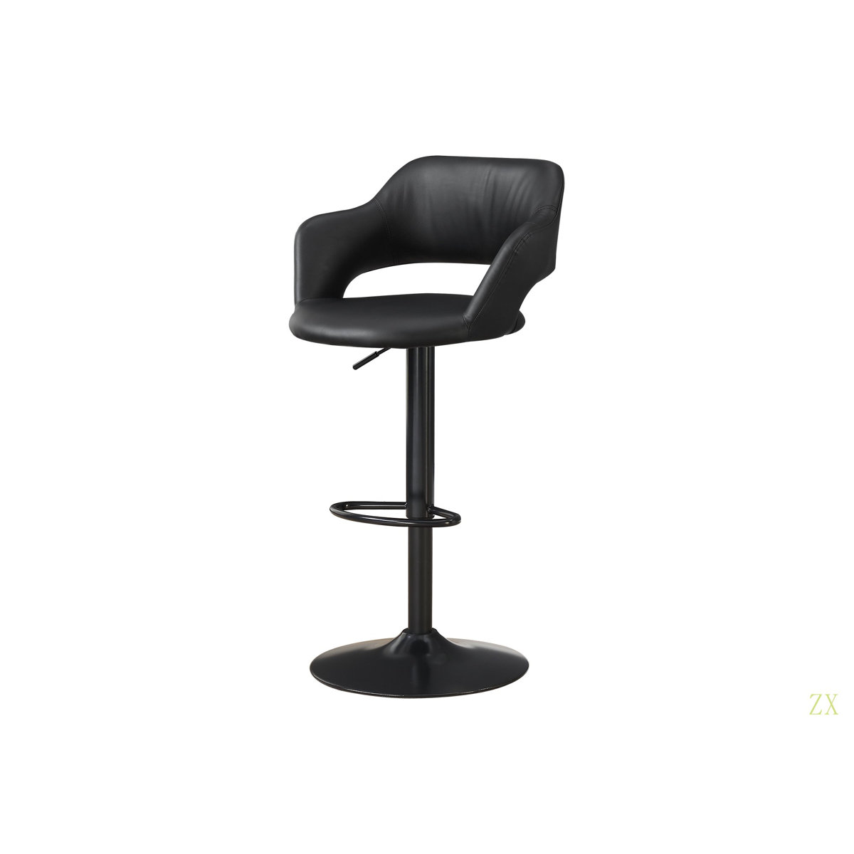 Wrought Studio™ Bar Stool, Swivel, Bar Height, Adjustable, Metal ...