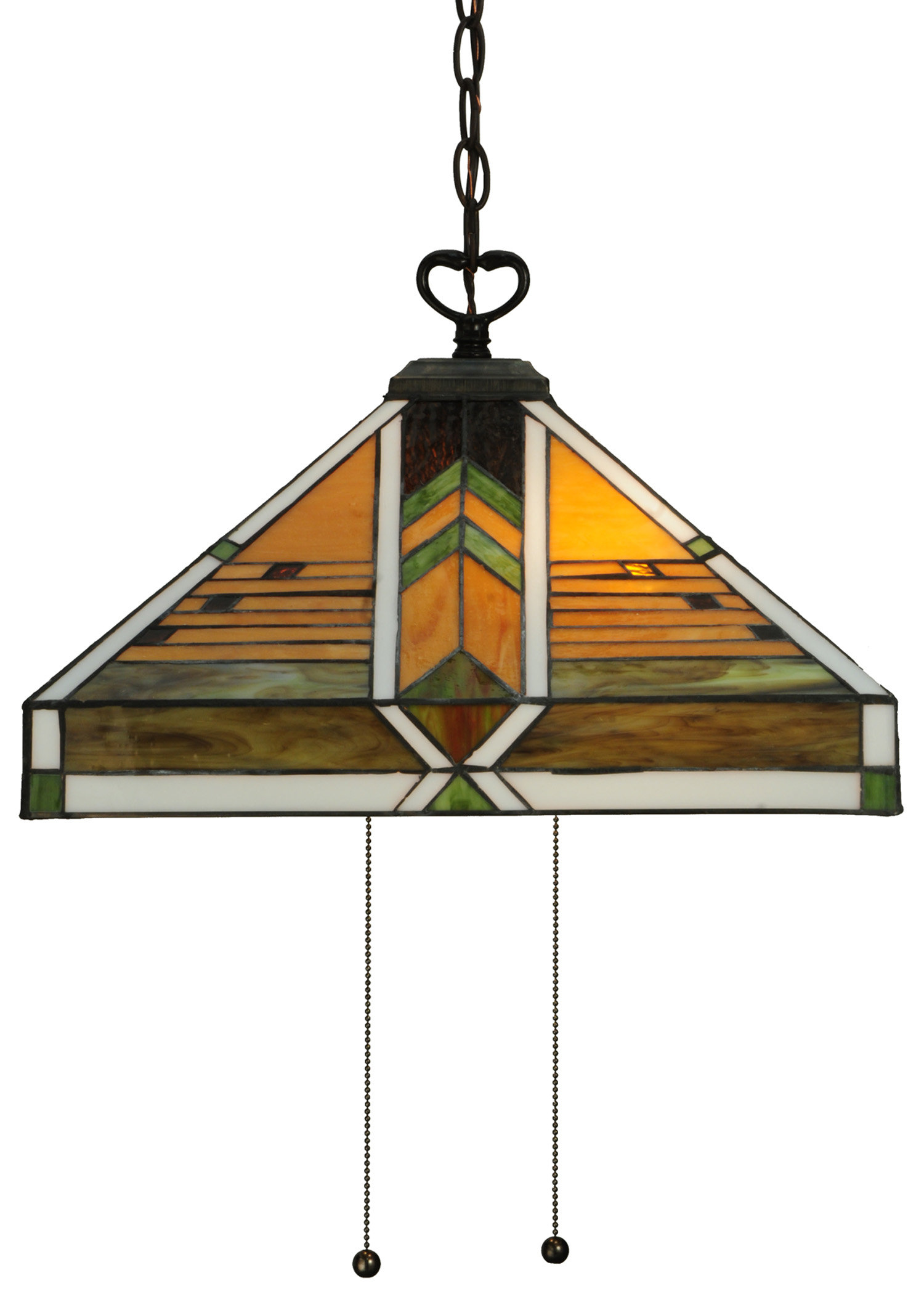 Meyda Lighting Meyda Tiffany & Stained Glass 2 - Light Chandelier ...