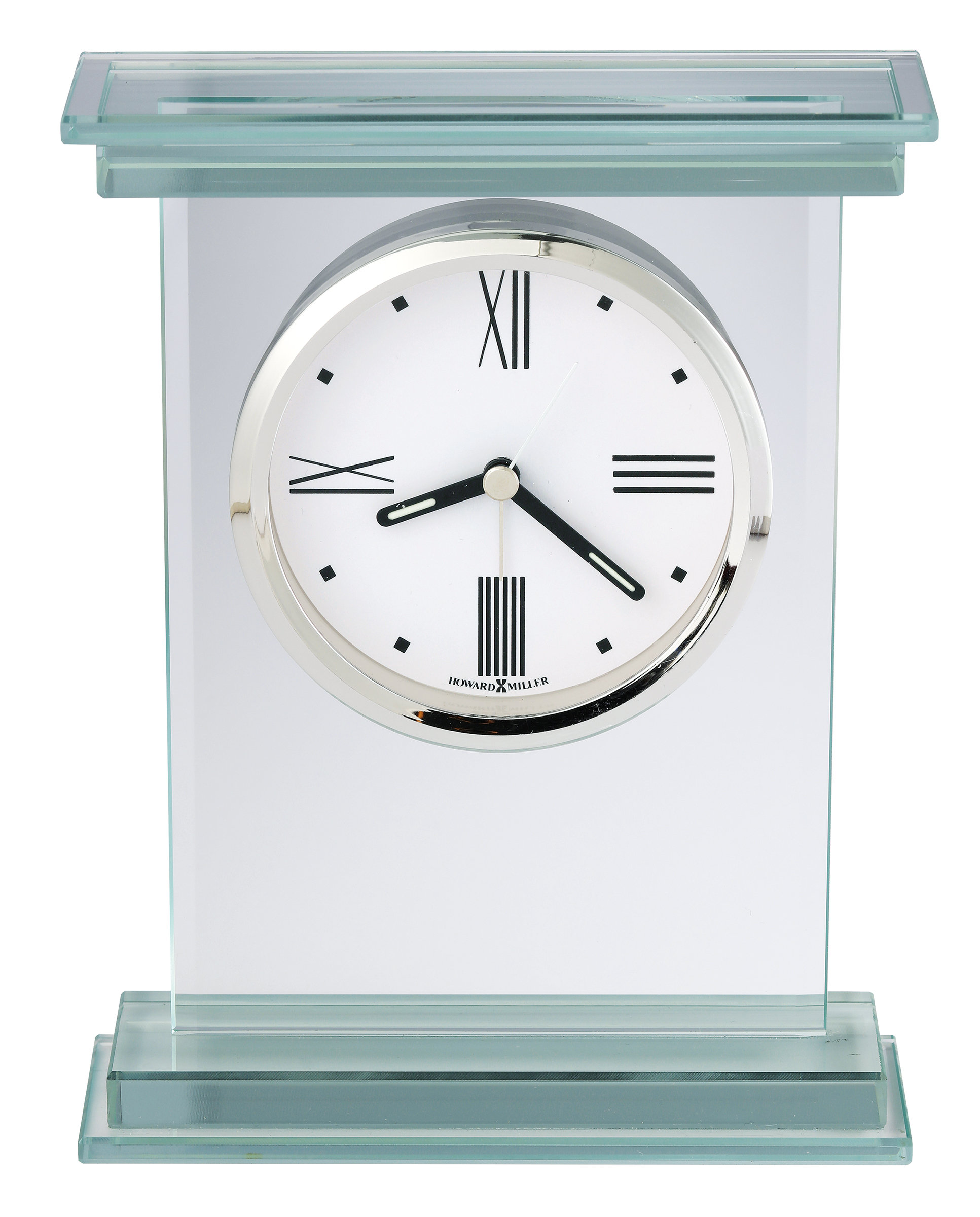 Howard Miller® Hightower Analog Crystal Quartz Alarm Tabletop Clock in ...