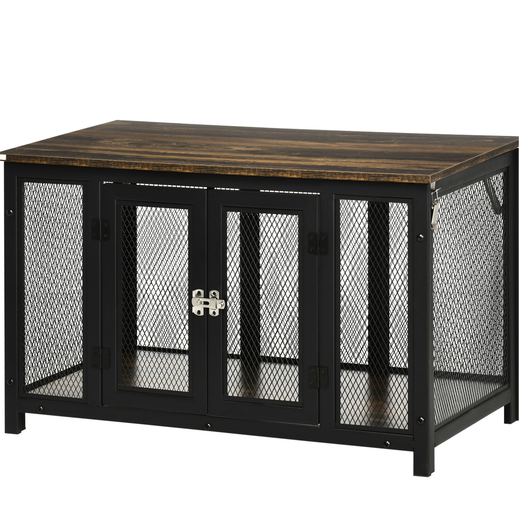 Hokku Designs Dog Kennel - Brown, Spacious Strong Weight Capacity, Easy ...