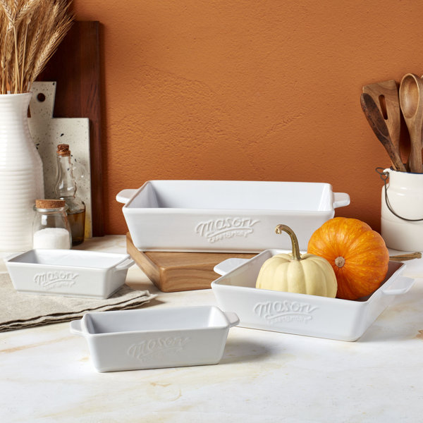 Mason Craft & More 4 Piece Ceramic Bake Ware Set & Reviews | Wayfair