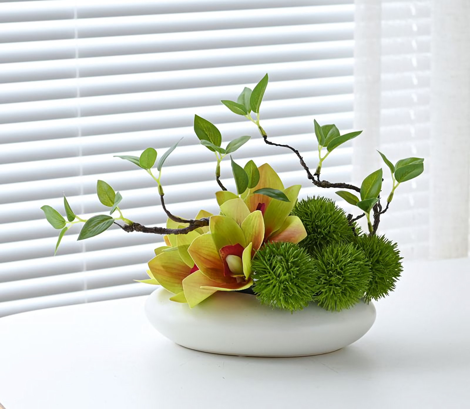 Primrue High End Simulation Fake Flower Decoration, Flower Arrangement ...